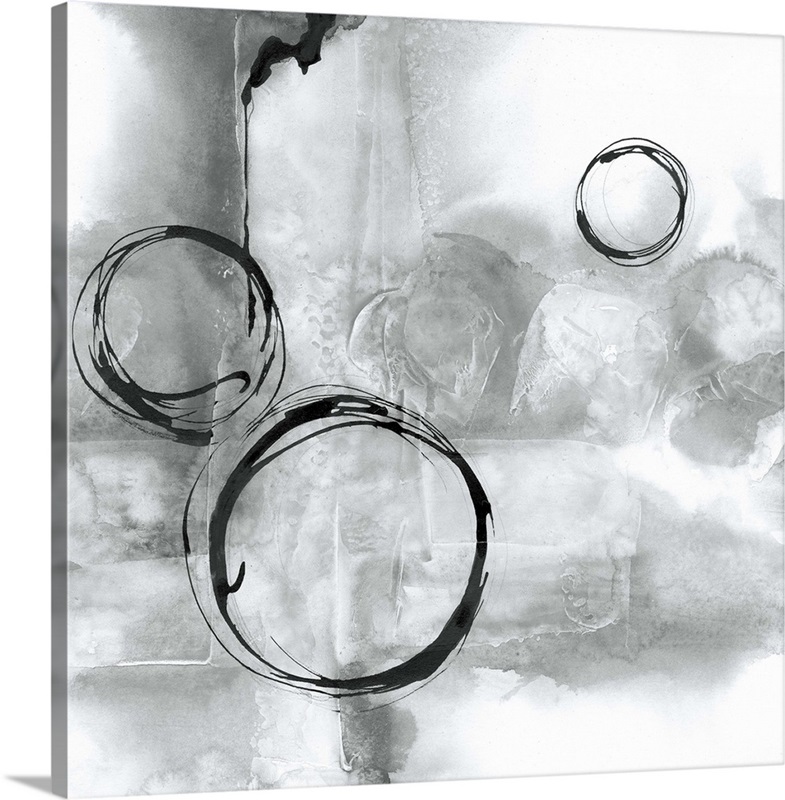 Full Circle I Gray | Great Big Canvas