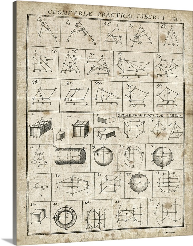 Geometric Chart I | Great Big Canvas