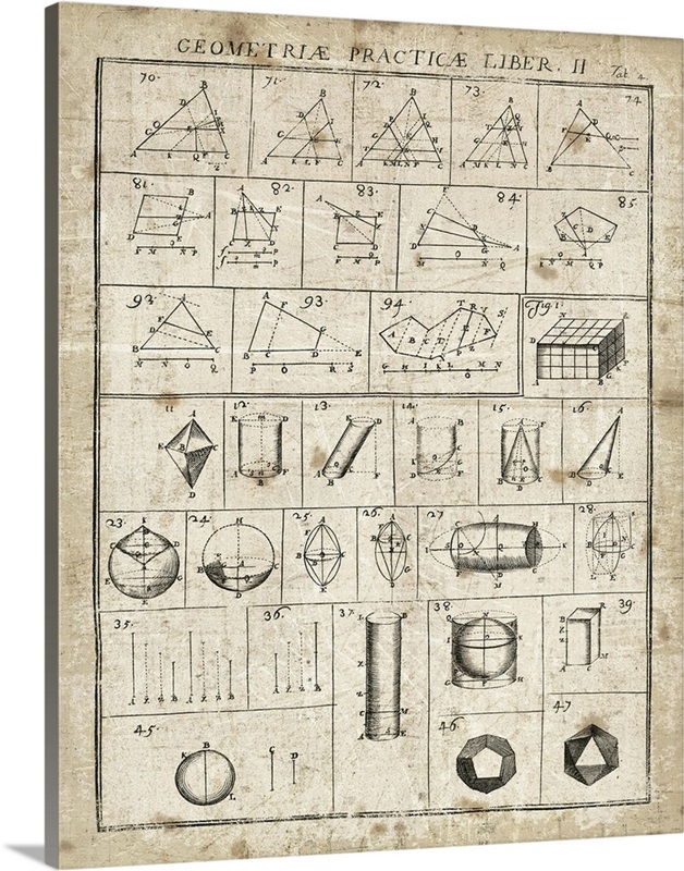 Geometric Chart II | Great Big Canvas