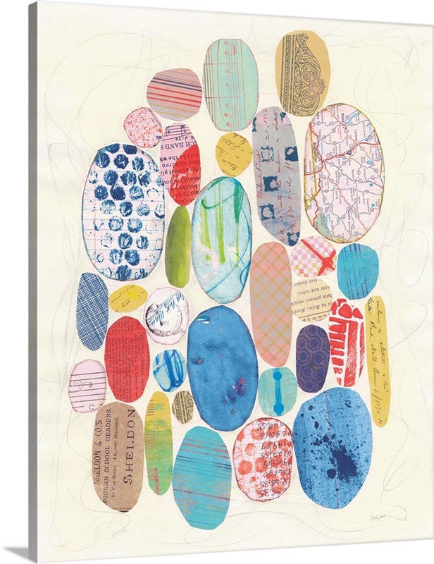 Geometric Collage I Bright | Great Big Canvas