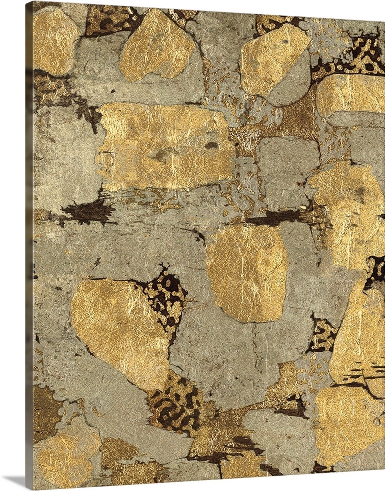 Gilded Stone Gold I Wall Art, Canvas Prints, Framed Prints, Wall Peels ...