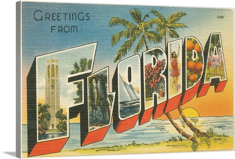 Greetings from Florida v2 | Great Big Canvas