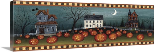 Halloween Eve Crescent Moon | Great Big Canvas