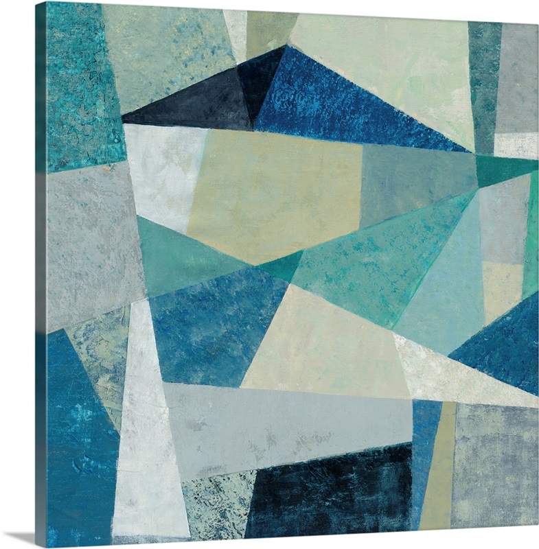 Indigo Geo Metric | Great Big Canvas