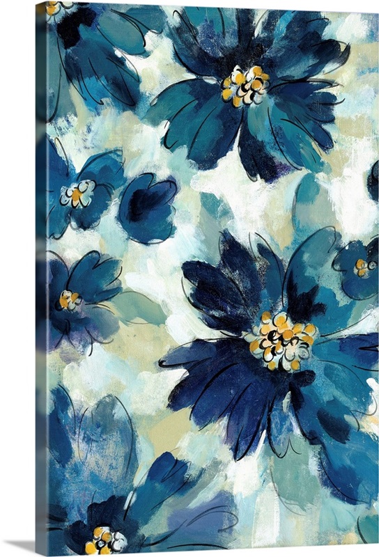Inky Floral I | Great Big Canvas