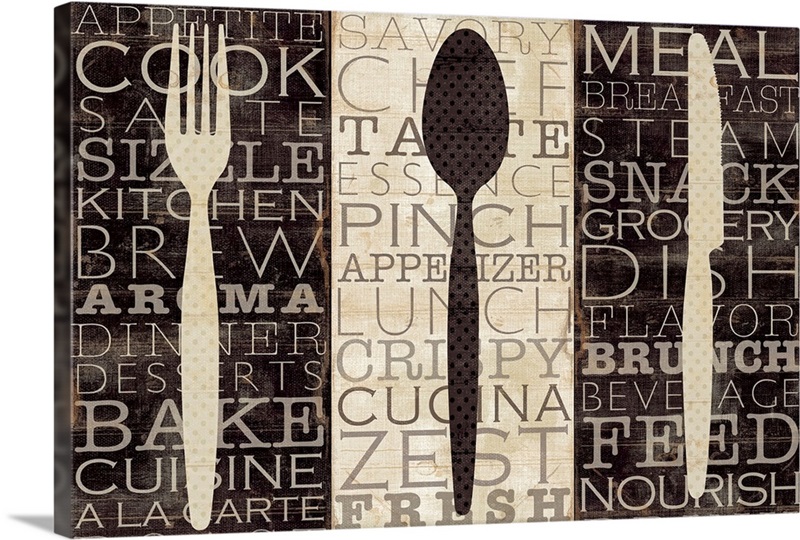 Kitchen Word Trio III | Great Big Canvas