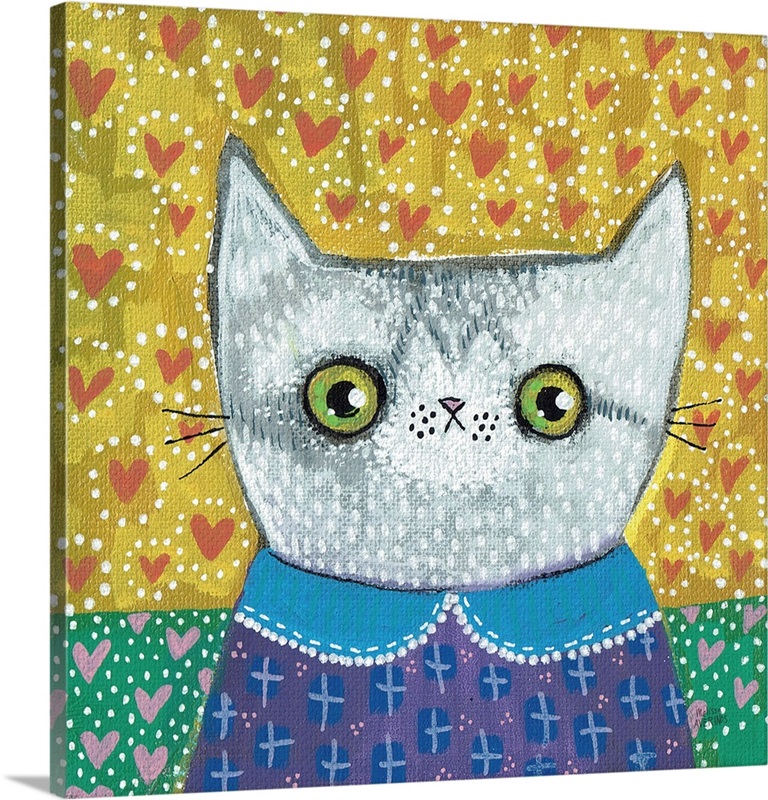 Kooky Cat II | Great Big Canvas