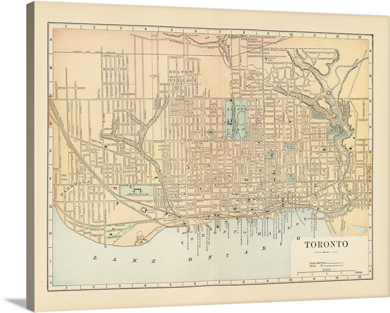 Map Of Toronto | Great Big Canvas