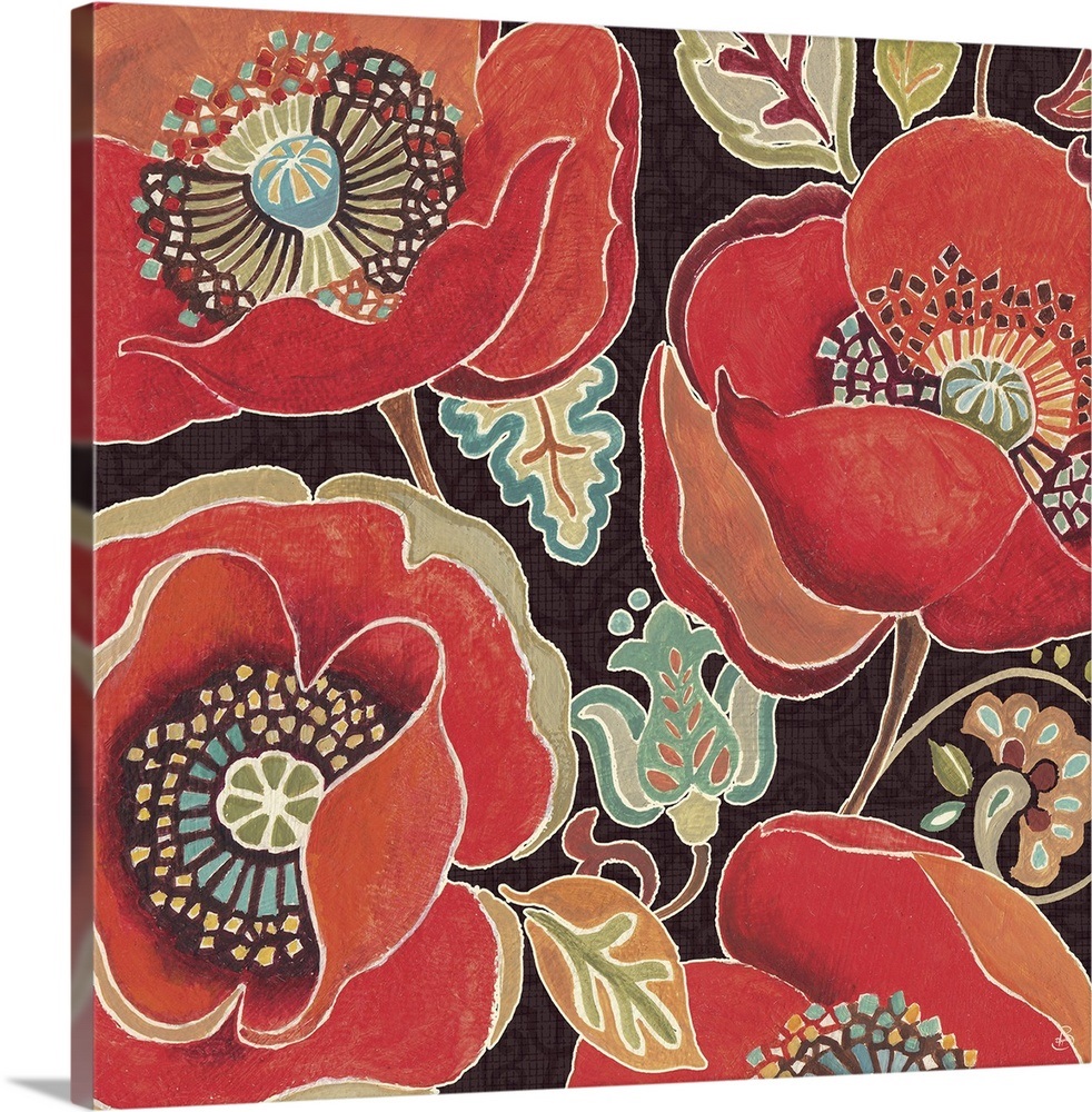 Moroccan Red IV Wall Art, Canvas Prints, Framed Prints, Wall Peels ...