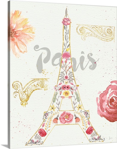 Paris Blooms I | Great Big Canvas
