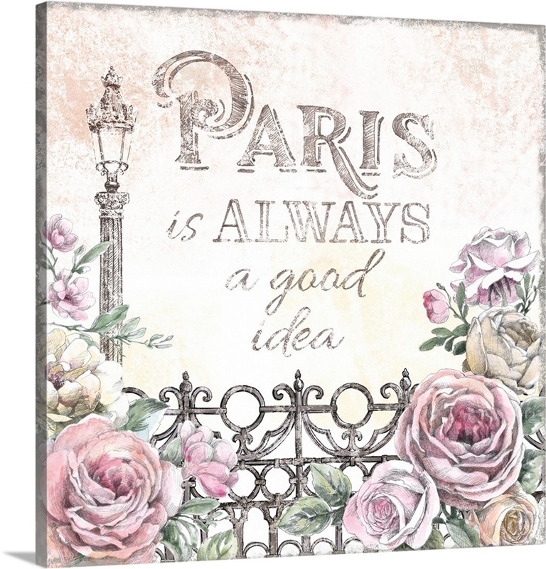 Paris Roses IV | Great Big Canvas