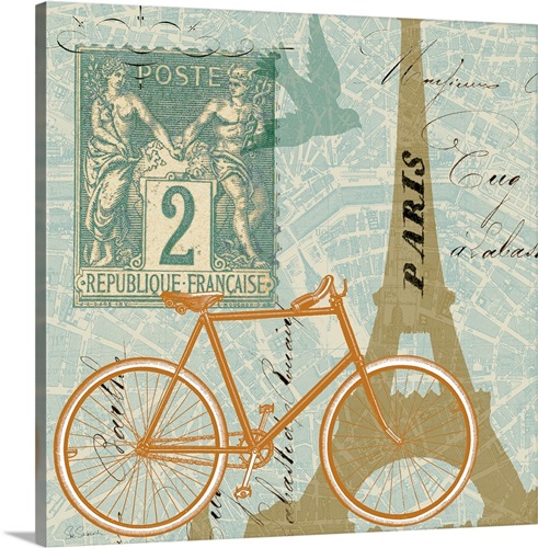 Postcard from Paris Collage | Great Big Canvas