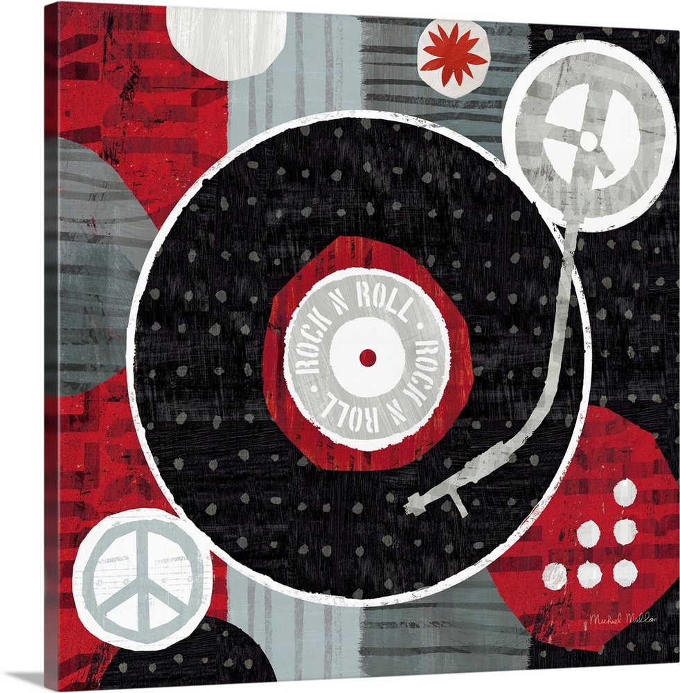 Rock 'n Roll Album Wall Art, Canvas Prints, Framed Prints, Wall Peels ...