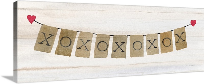 Rustic Valentine Banner I | Great Big Canvas
