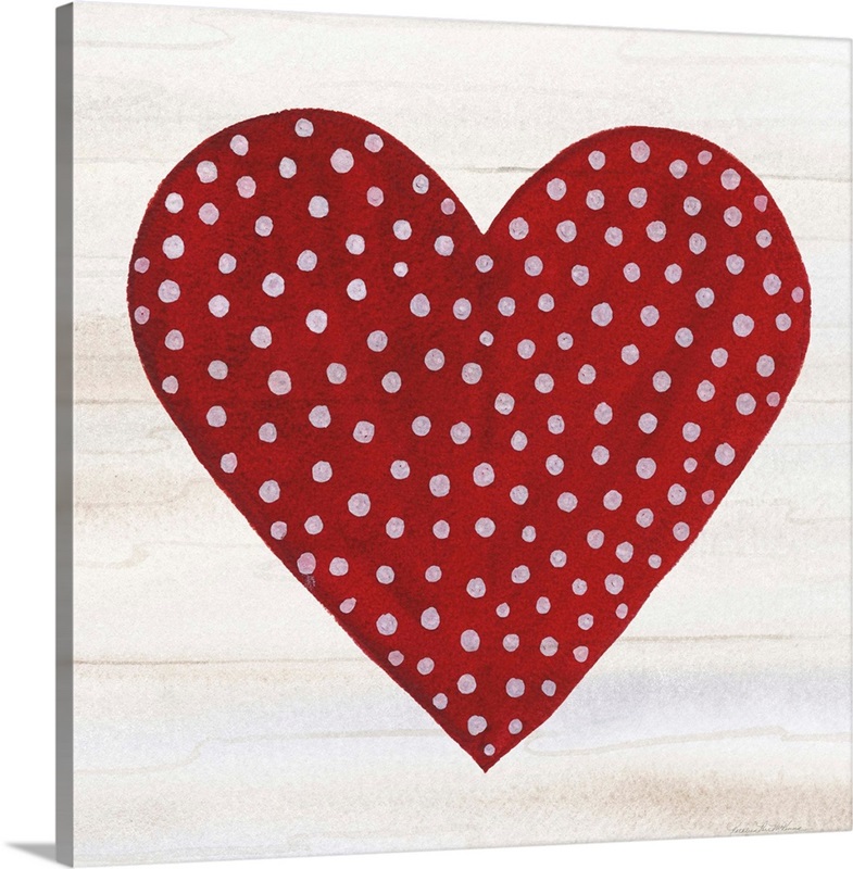 Rustic Valentine Heart I | Great Big Canvas
