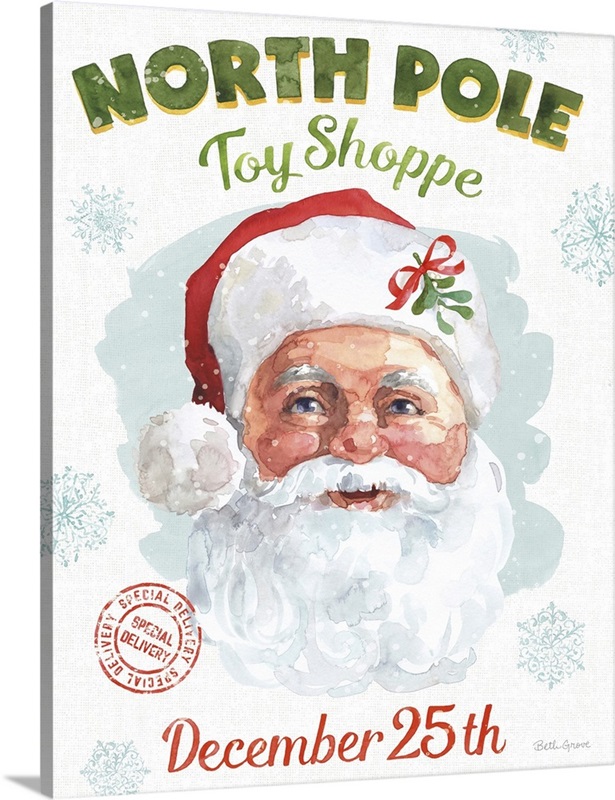 Santa Signs I | Great Big Canvas