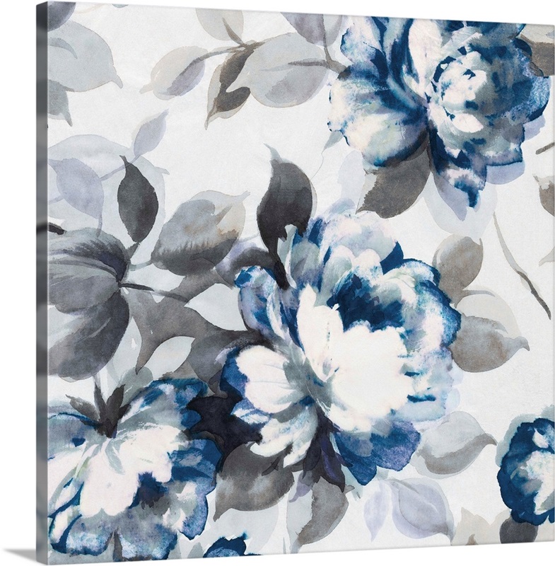 Scent of Roses - Indigo II | Great Big Canvas