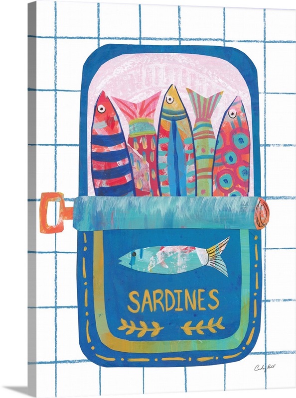 Silly Sardines I | Great Big Canvas