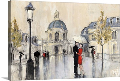 Spring Rain Paris | Great Big Canvas