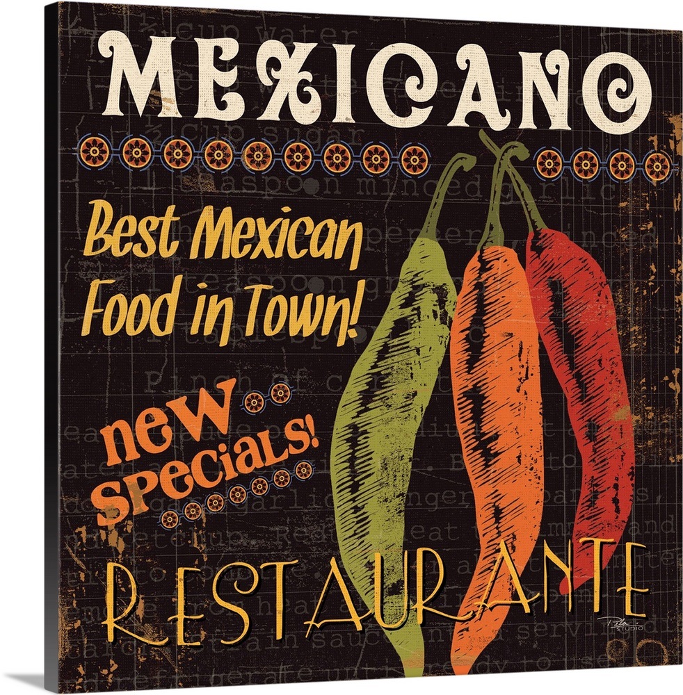 Tex Mex I Wall Art, Canvas Prints, Framed Prints, Wall Peels | Great ...