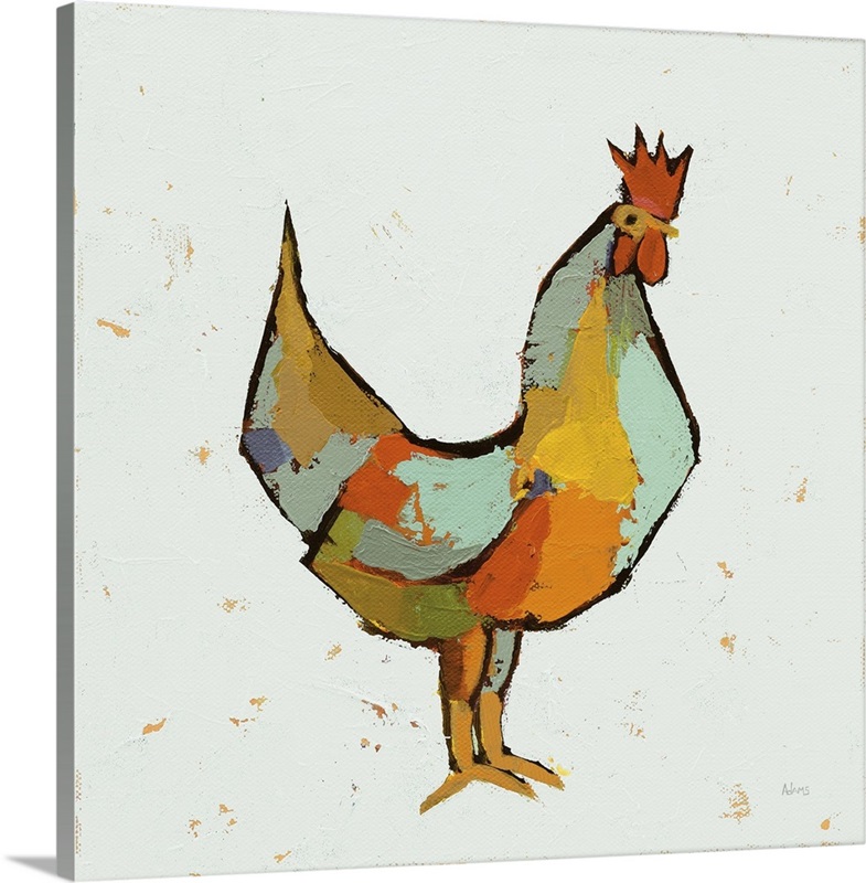 The Strutter on White | Great Big Canvas