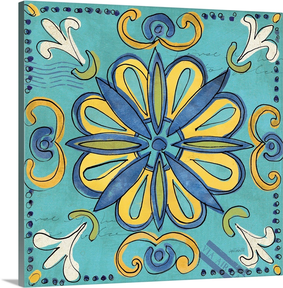 Tuscan Sun Tile IV Color Wall Art, Canvas Prints, Framed Prints, Wall ...