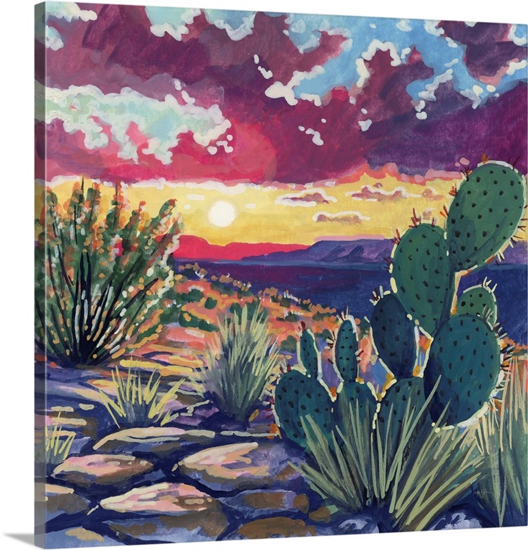 Warm Southwestern Sunset | Great Big Canvas