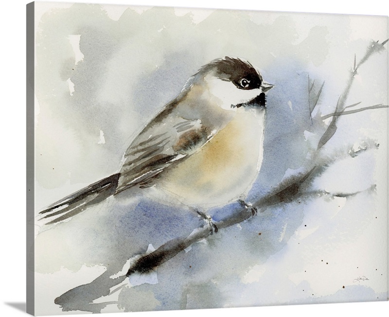 Winter Chickadee | Great Big Canvas
