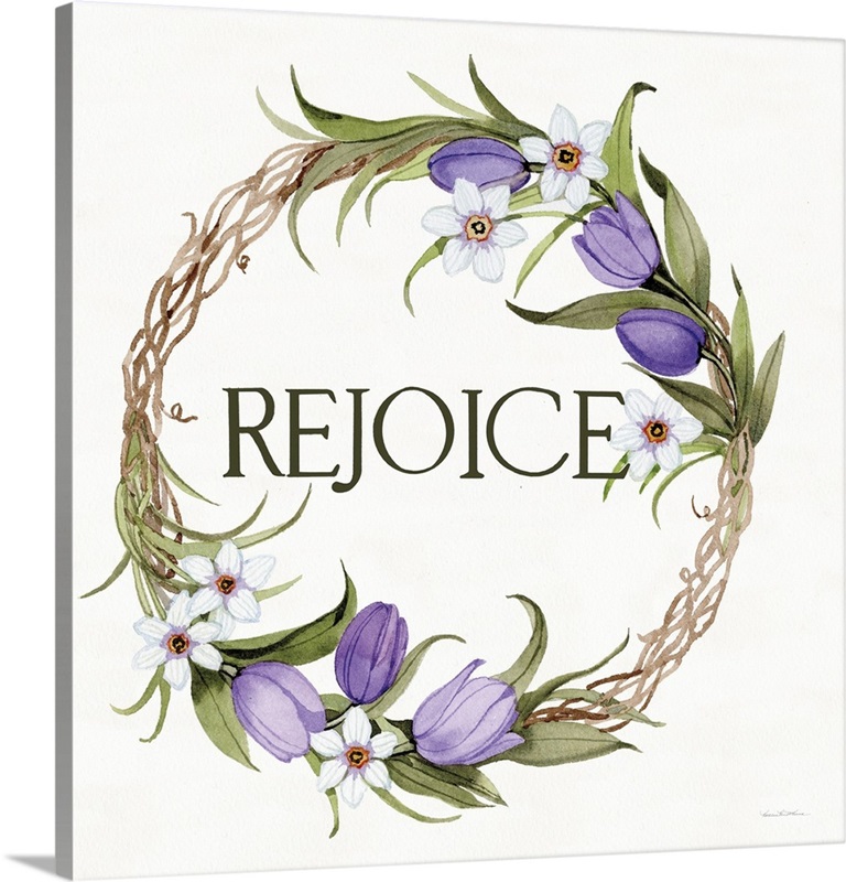 Wreath with Words I | Great Big Canvas