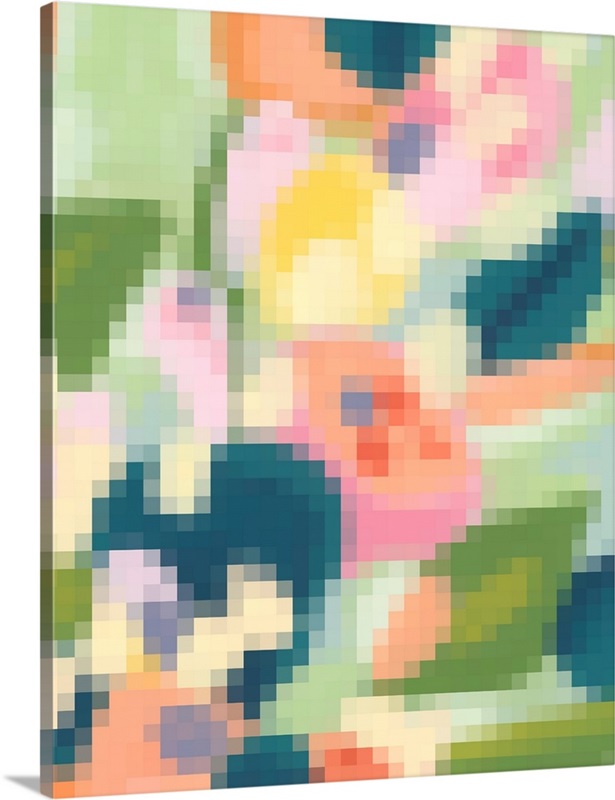 8-Bit Garden I | Great Big Canvas