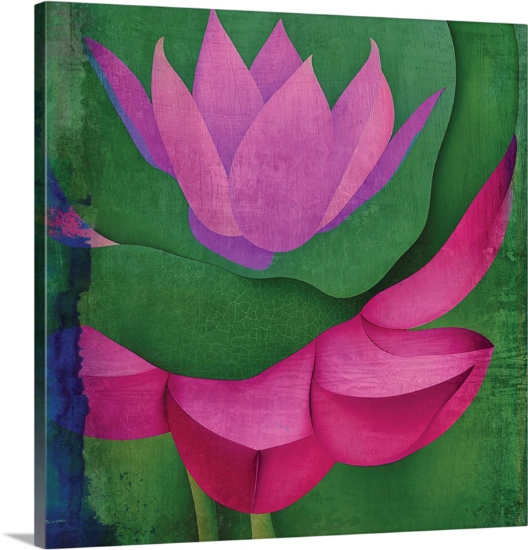 Abstract Lotus Flower | Great Big Canvas
