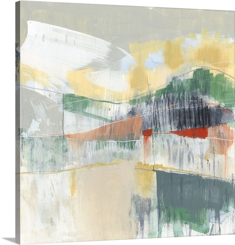 Abstracted Mountainscape II | Great Big Canvas