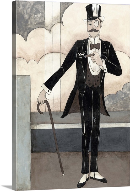 Art Deco Gentleman | Great Big Canvas