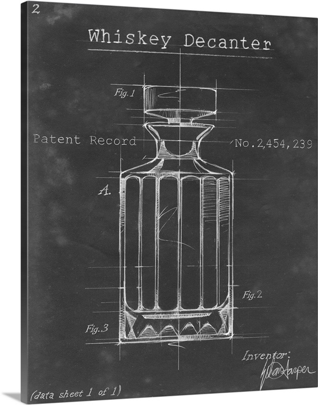 Barware Blueprint VII | Great Big Canvas