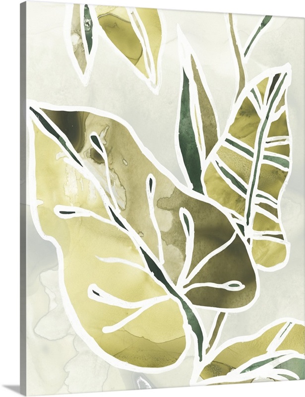 Batik Leaves I | Great Big Canvas