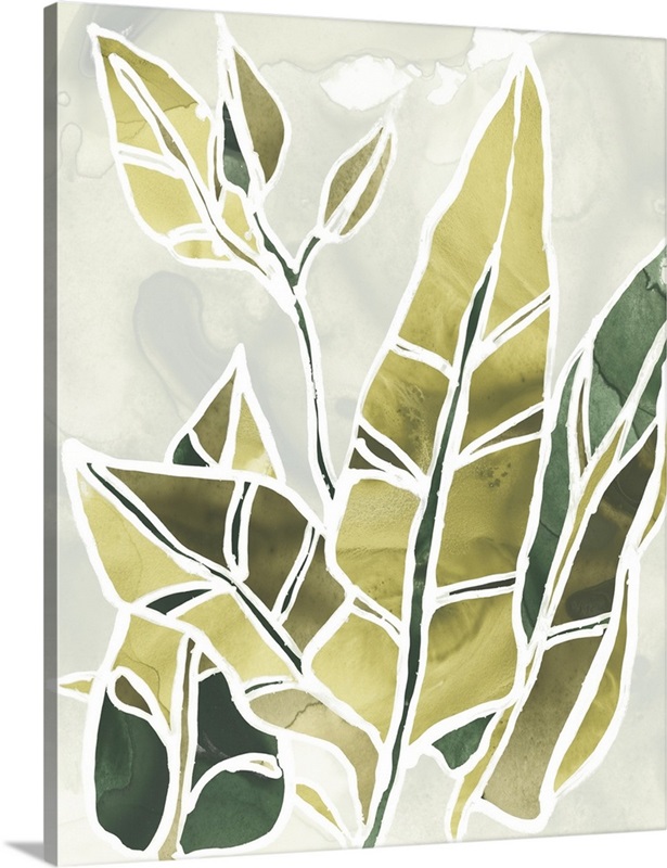 Batik Leaves III | Great Big Canvas