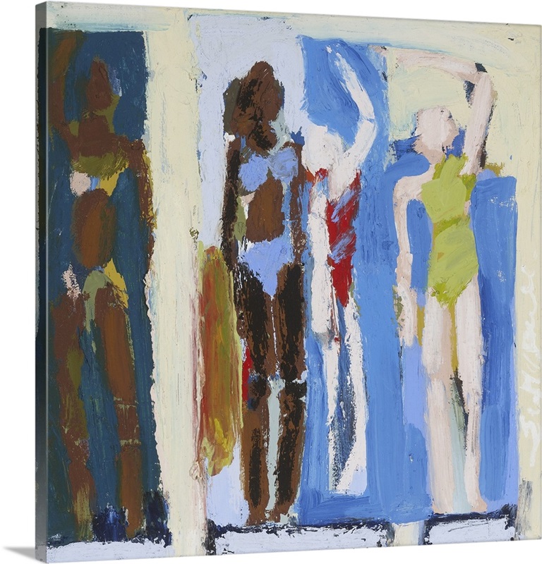 Beach Sunbathers IV | Great Big Canvas