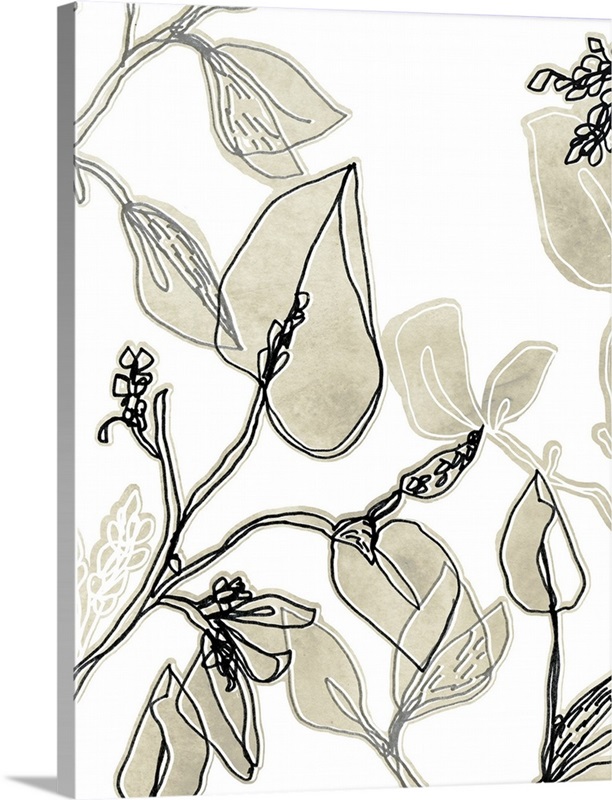 Block Print Contour I | Great Big Canvas