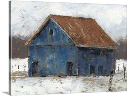 Blue Barn II | Great Big Canvas