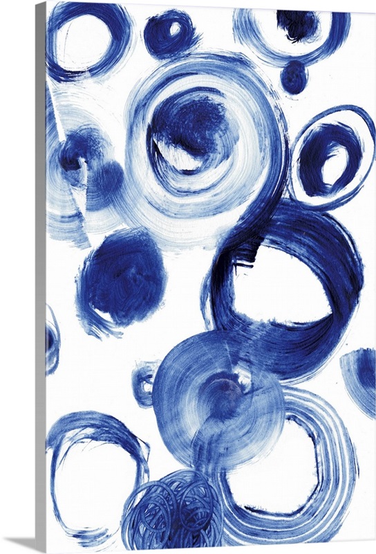 Blue Circle Study IV | Great Big Canvas