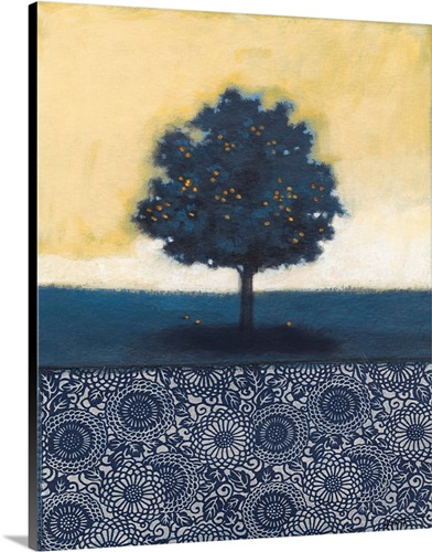 Blue Lemon Tree I | Great Big Canvas