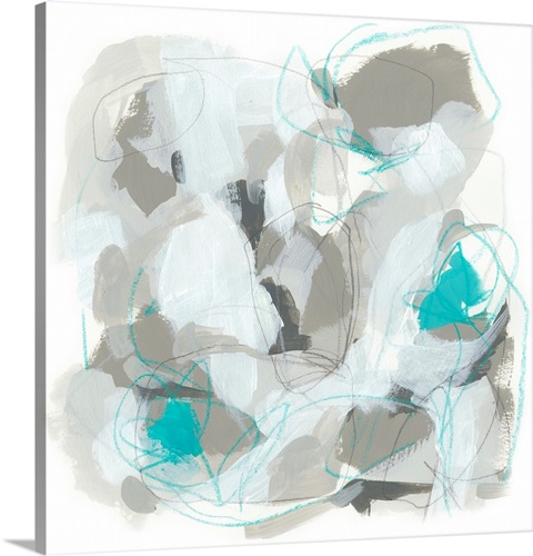 Blue Scramble IV | Great Big Canvas