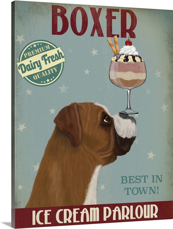 Boxer Ice Cream | Great Big Canvas