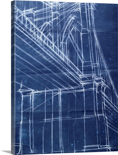 Bridge Blueprint II | Great Big Canvas