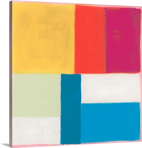 Bright Blocks I | Great Big Canvas