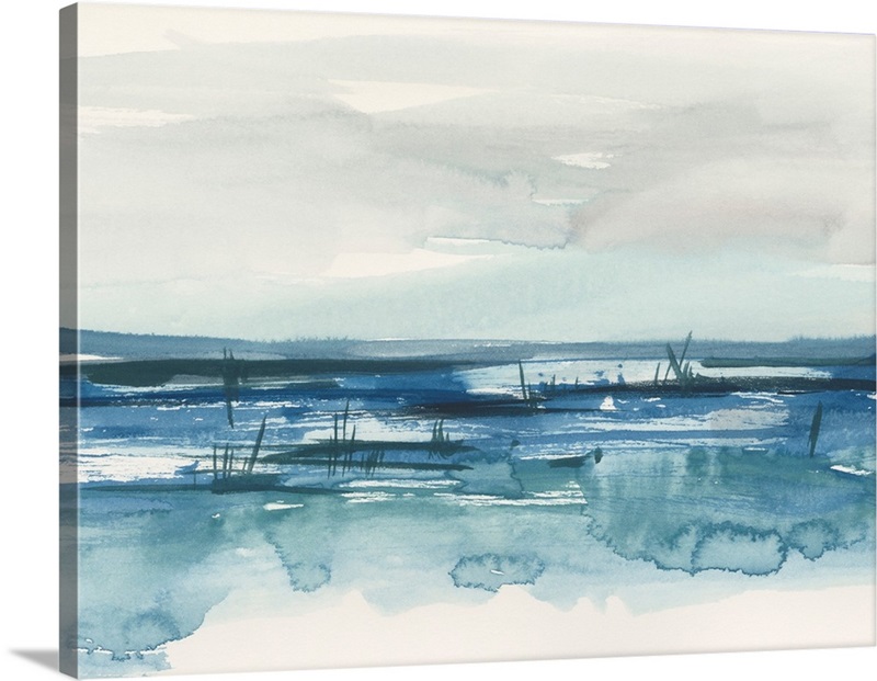 Bright Blue Marsh I | Great Big Canvas