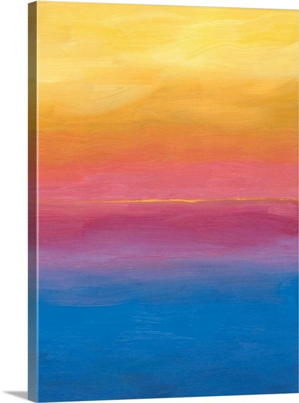 Brushstroke Sunset I | Great Big Canvas