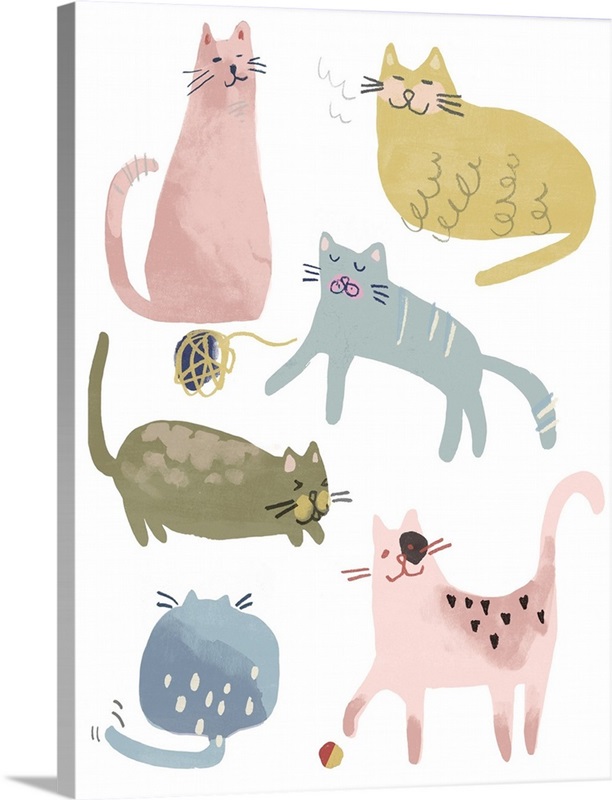 Cat Squad I | Great Big Canvas