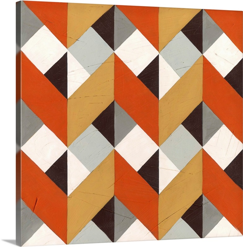 Chevron Illusion I | Great Big Canvas