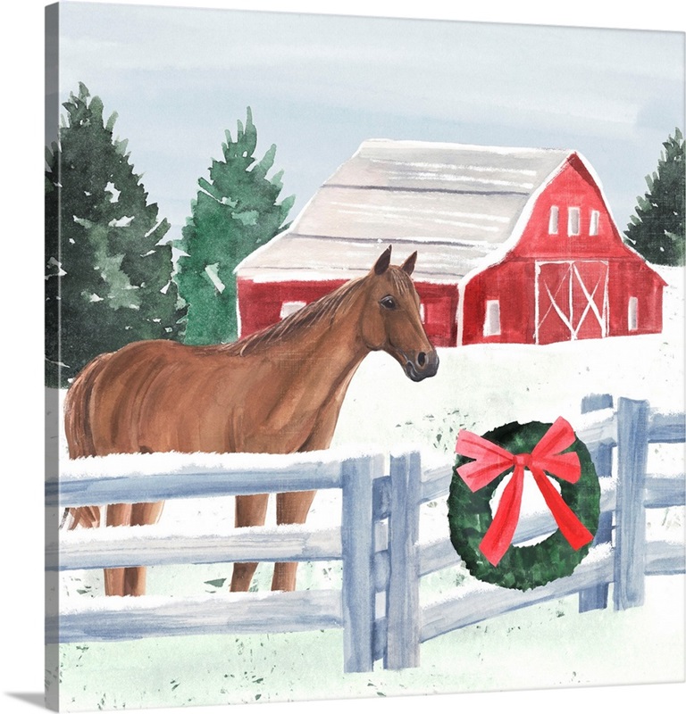 Christmas Farm I | Great Big Canvas